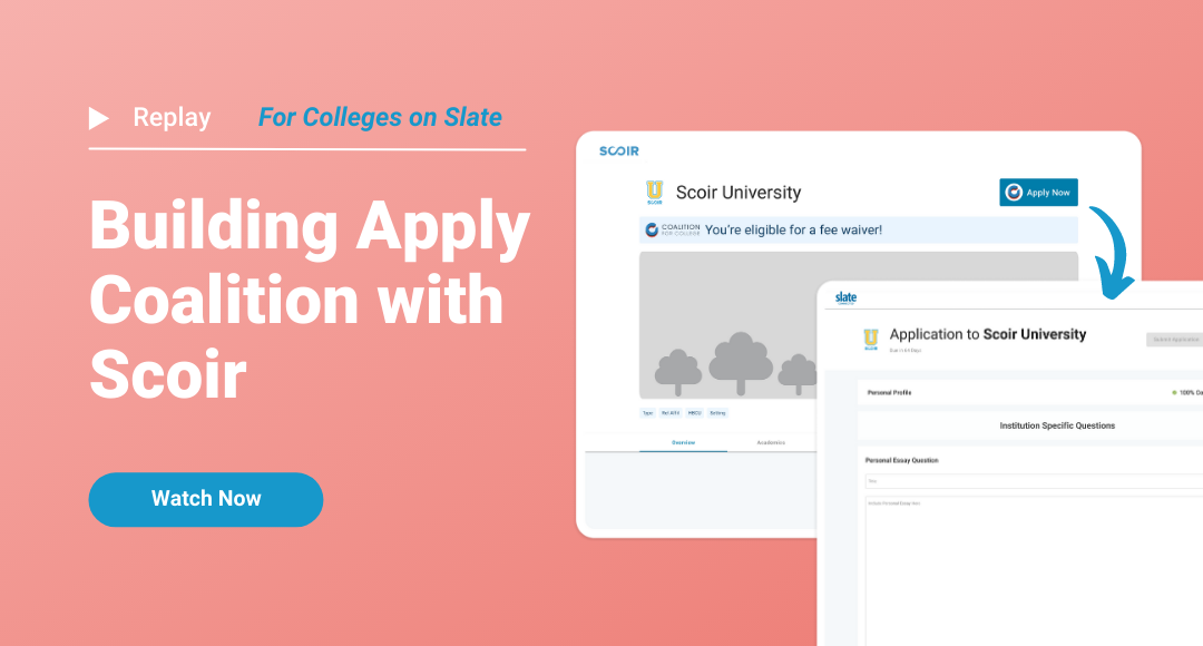 Apply with Scoir Set up Guide for Colleges | Scoir