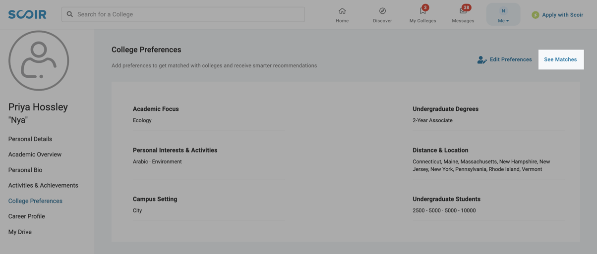 Find Your College Match Quiz | Scoir