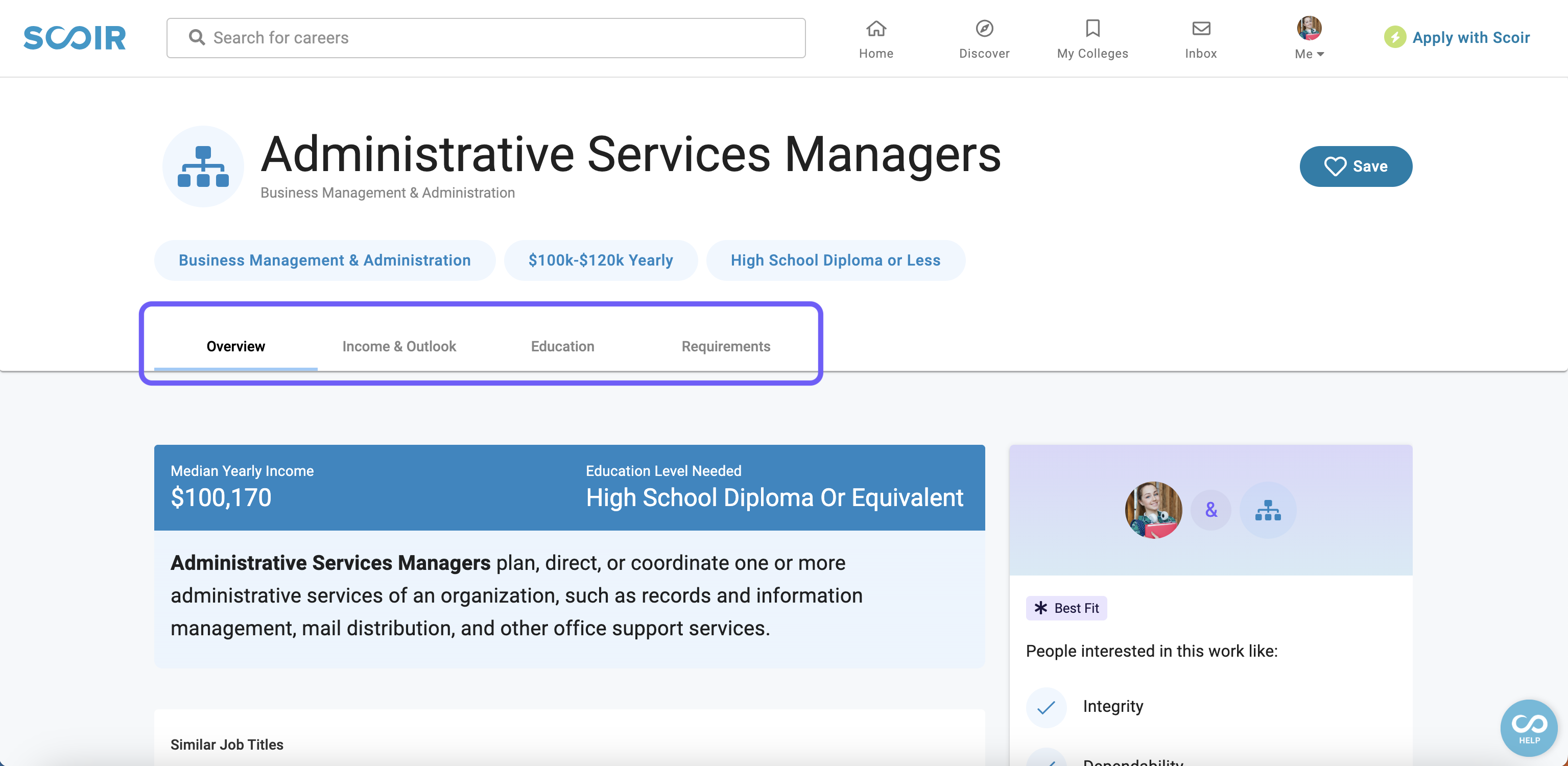 For Students & Counselors: PrinciplesYou Student Assessment | Scoir