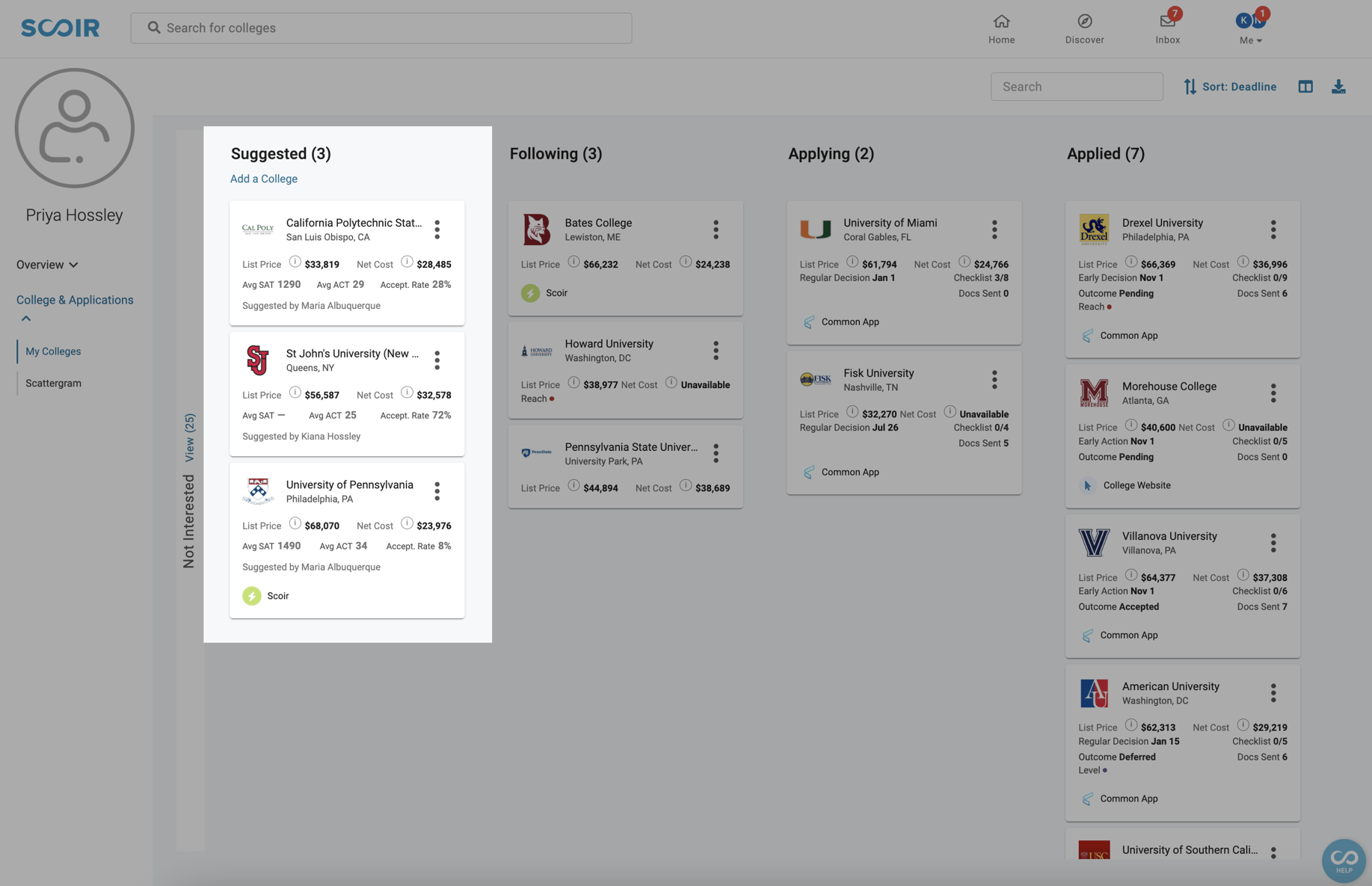 Getting Started on Scoir as a Parent or Guardian
