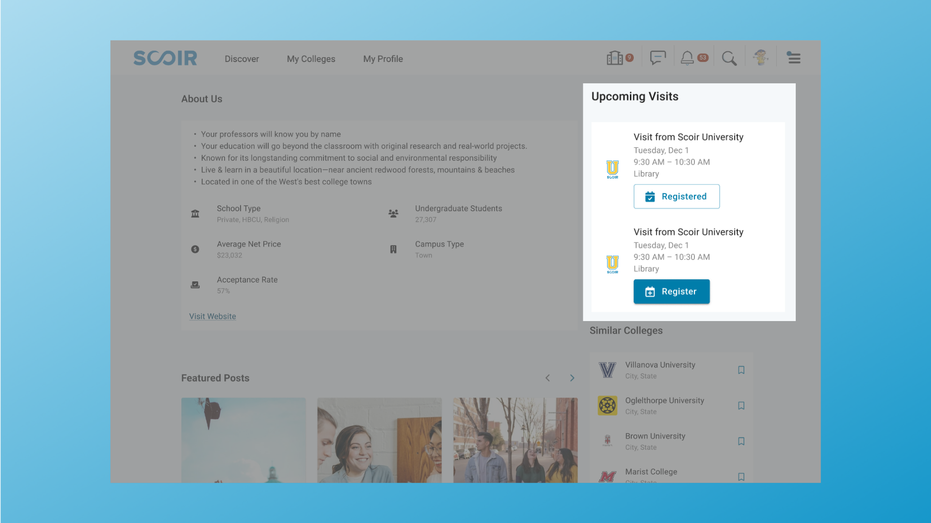 Explore Scoir's Redesigned College Profiles | Scoir