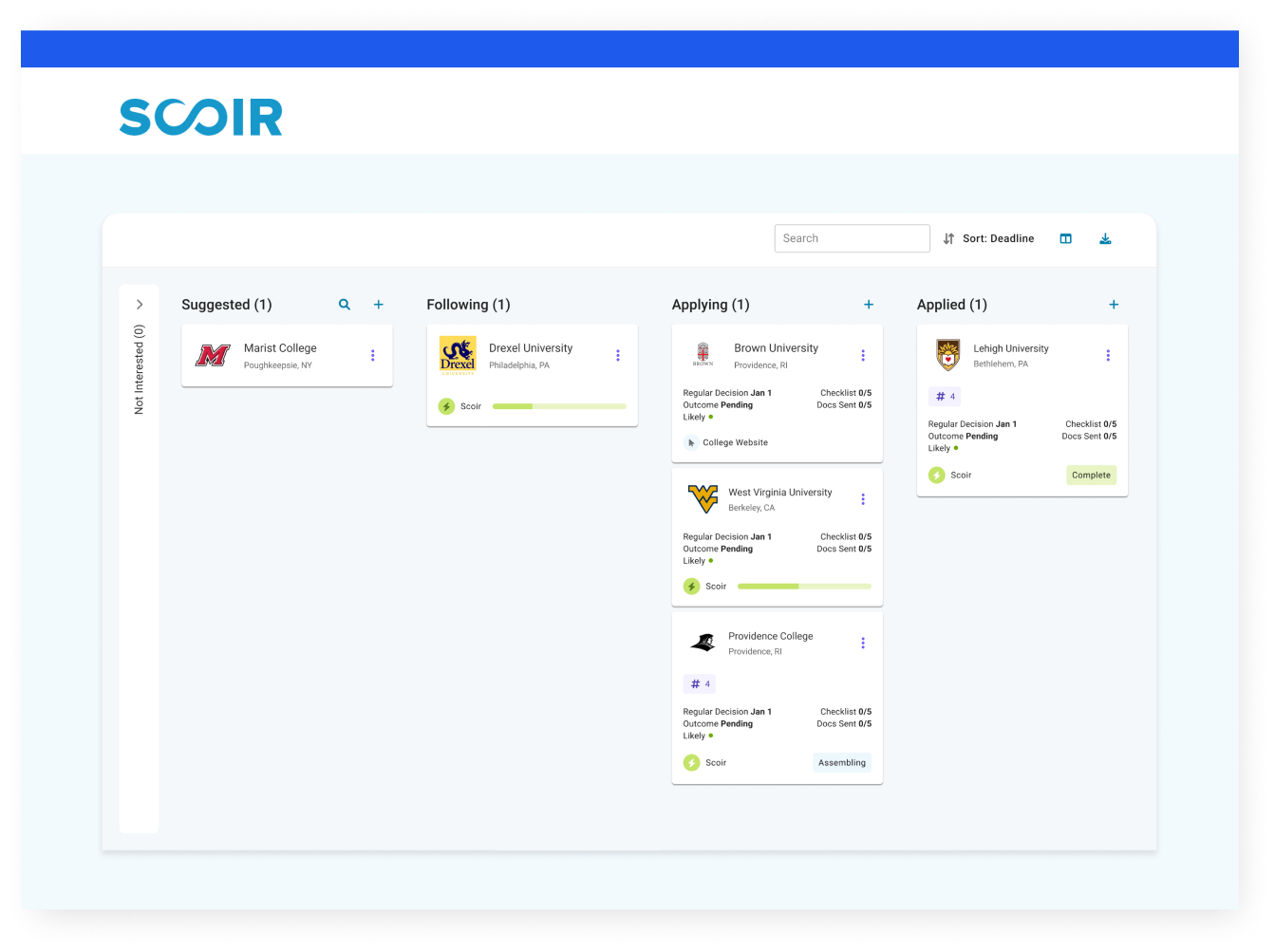 Scoir for CBOs | Scoir